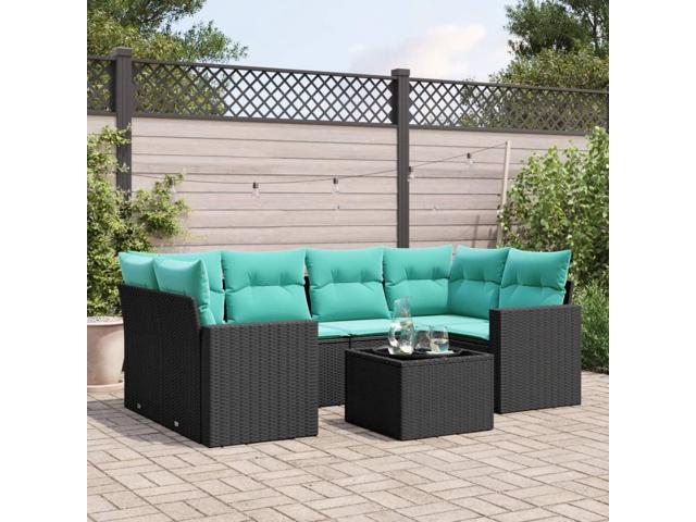 Click here for vidaXL Patio Sofa Set with Cushions Outdoor Furnit... prices