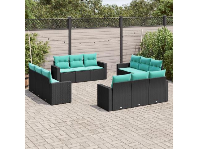 Click here for vidaXL Patio Sofa Set with Cushions Outdoor Furnit... prices