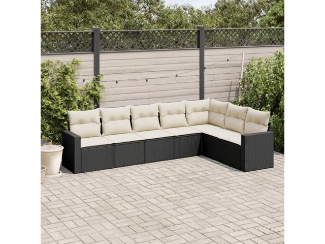 Click here for vidaXL Patio Sofa Set with Cushions Outdoor Furnit... prices