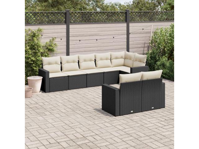 Click here for vidaXL Garden Sofa Set Black prices