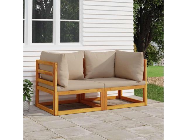 Click here for vidaXL Corner Sofa Taupe prices