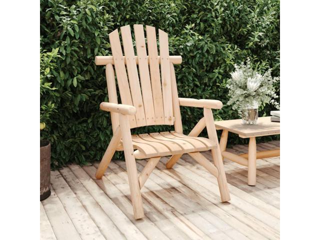 Click here for vidaXL Garden Chair Natural Wood Solid spruce wood... prices