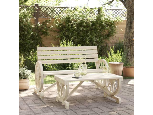 Click here for vidaXL Garden Lounge Set natural wood Solid fir wo... prices
