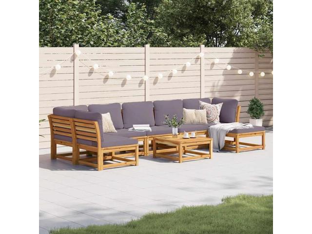 Click here for vidaXL Patio Lounge Set with Cushions Furniture 8... prices