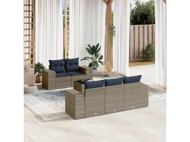 Click here for vidaXL Patio Sofa Set with Cushions Outdoor Furnit... prices