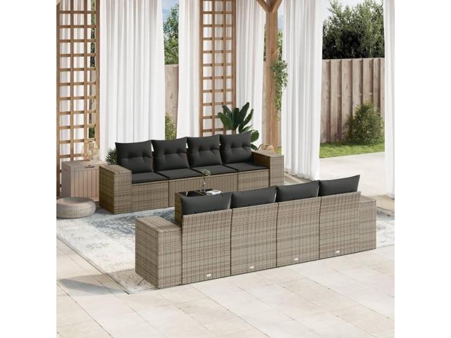 Click here for vidaXL Garden Sofa Set Grey prices