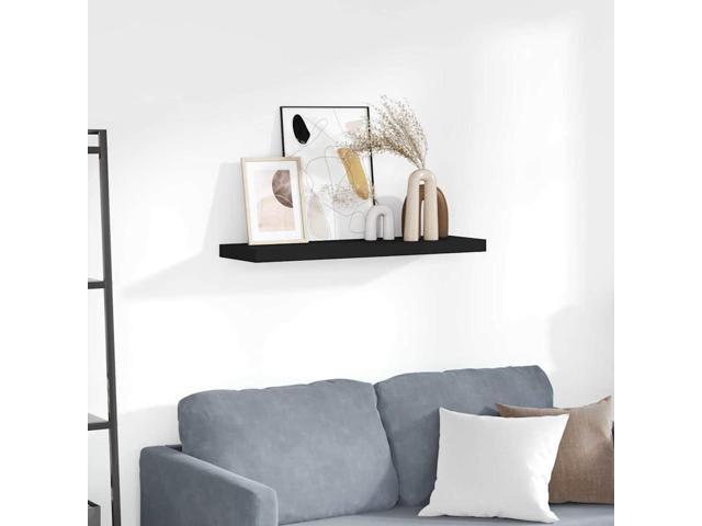 Click here for vidaXL Floating Wall Shelf Black 31.5x9.3x1.5 MDF prices