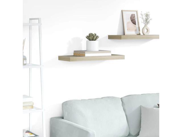 Click here for vidaXL Floating Wall Shelf Oak 23.6x9.3x1.5 MDF prices