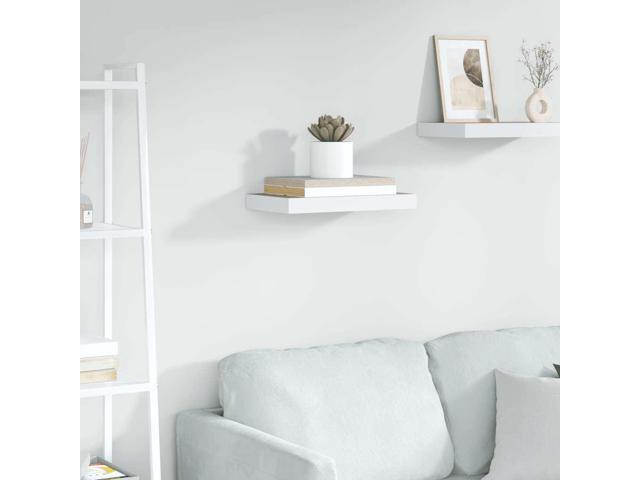 Click here for vidaXL Floating Wall Shelf Oak and White 19.7x9.1x... prices