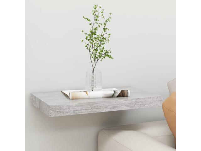 Click here for vidaXL Floating Wall Shelf Concrete Gray 19.7x9.1x... prices
