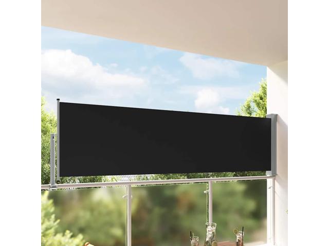 Click here for vidaXL Patio Retractable Side Awning 39.4x118.1 Bl... prices