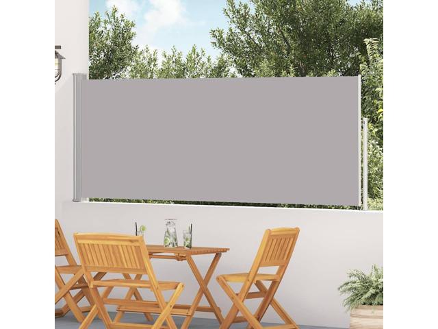 Click here for vidaXL Side Awning Grey - Gray prices