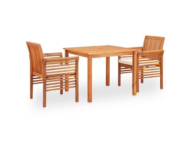 Click here for vidaXL Outdoor Dining Set Brown frame Solid Acacia... prices