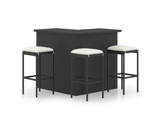 Click here for vidaXL Garden Bar Set Black  Cream prices