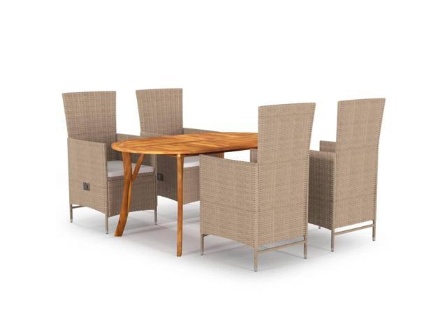 Click here for vidaXL Patio Dining Set Outdoor Dining Set Table a... prices