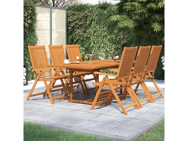 Click here for vidaXL Garden Dining Set Natural wood Solid acacia... prices
