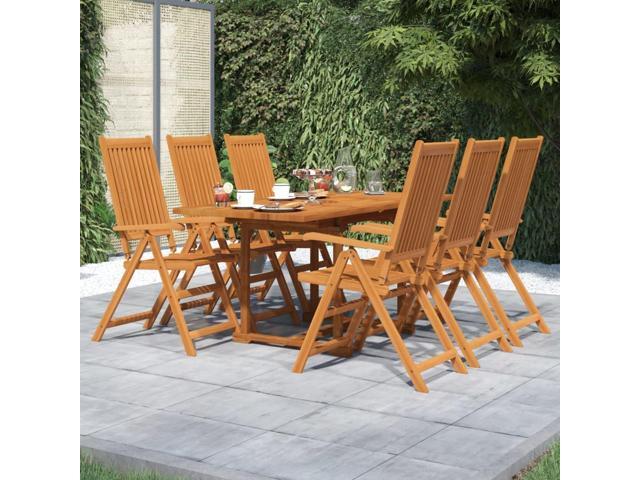 Click here for vidaXL Garden Dining Set Natural Wood Solid Acacia... prices