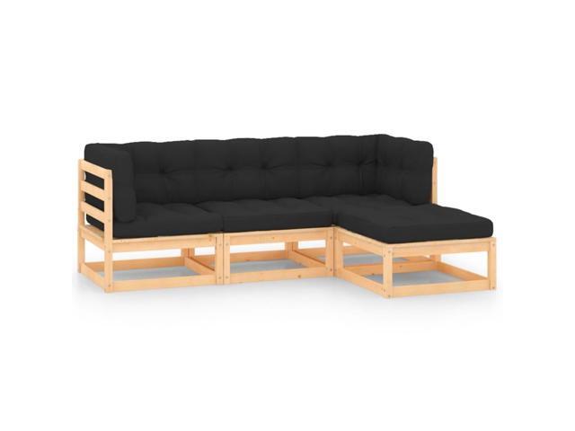 Click here for vidaXL Garden Lounge Set Pinewood Solid pinewood M... prices