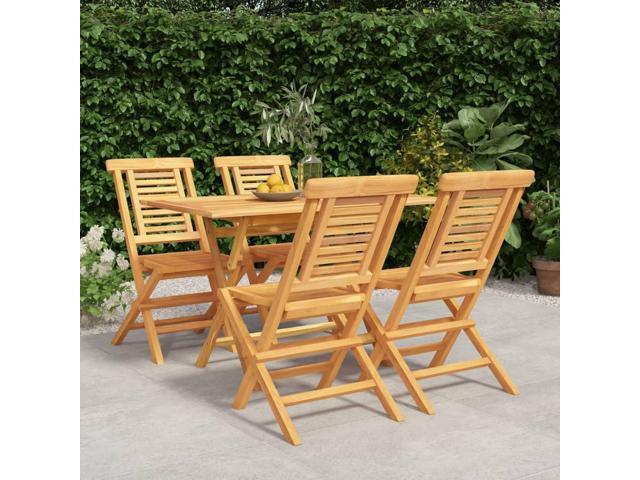 Click here for vidaXL Garden Dining Set Natural Teak prices