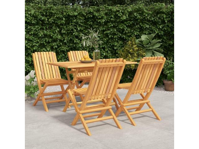 Click here for vidaXL Garden Dining Set Natural Teak Solid Teak W... prices