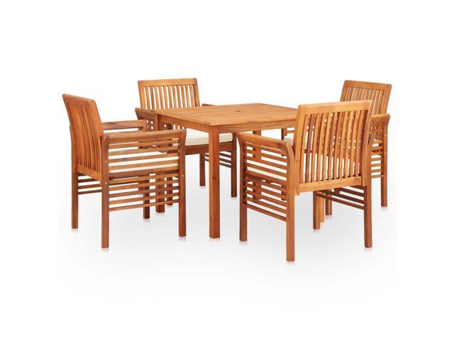 Click here for vidaXL Outdoor Dining Set Brown frame Solid Acacia... prices