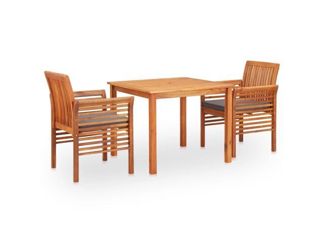 Click here for vidaXL Outdoor Dining Set Brown frame with dark gr... prices