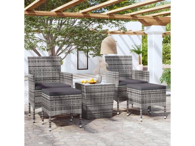 Click here for vidaXL Garden Bistro Set Gray prices