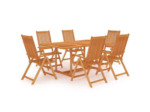 Click here for vidaXL Garden Dining Set Warm brown Fine sanded te... prices