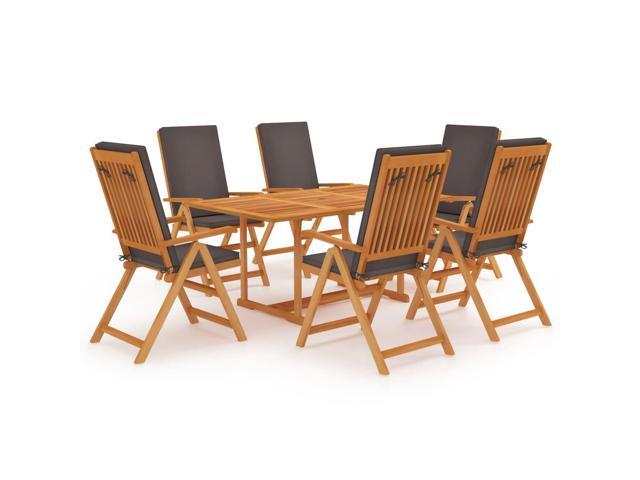 Click here for vidaXL Bookshelf Board Grey and Teak Solid Teak Wo... prices