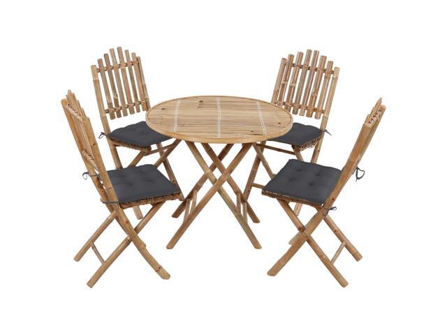 Click here for vidaXL Outdoor Dining Set Bamboo Solid bamboo Medi... prices
