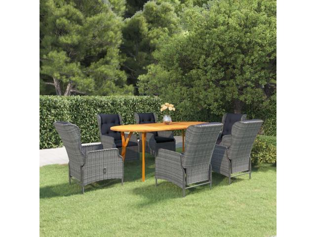 Click here for vidaXL Patio Dining Set Outdoor Dining Set Table a... prices