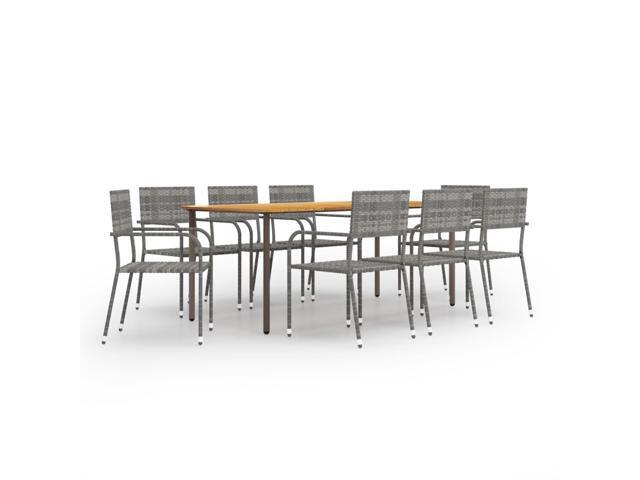 Click here for vidaXL Dining Set Anthracite prices