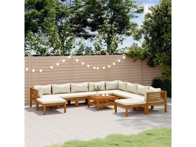 Click here for vidaXL Garden Lounge Set Cream prices