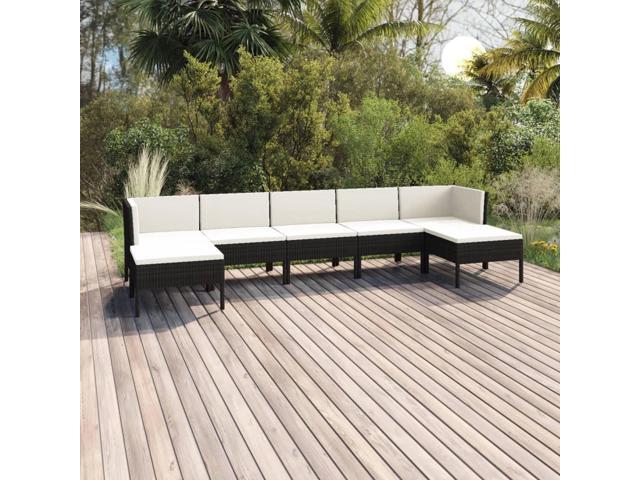 Click here for vidaXL Garden Lounge Set Black prices