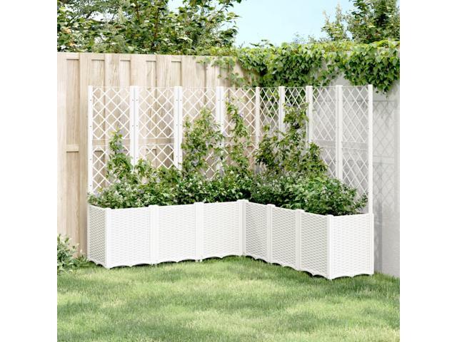 Click here for vidaXL Garden Planter with Trellis Plant Pot Flowe... prices