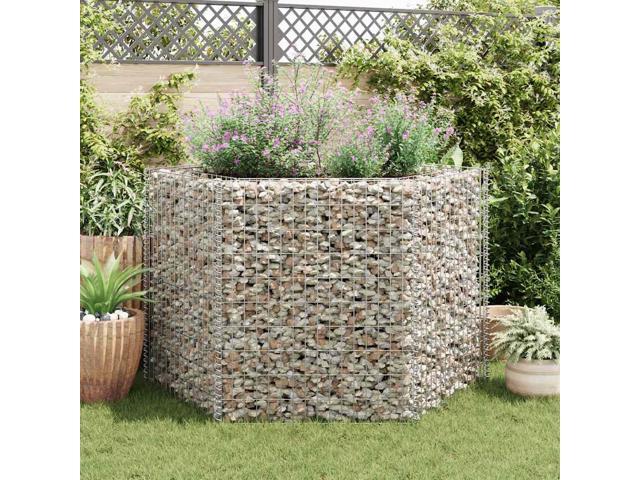 Click here for vidaXL Gabion Basket Hexagonal  Gabion Raised Bed... prices