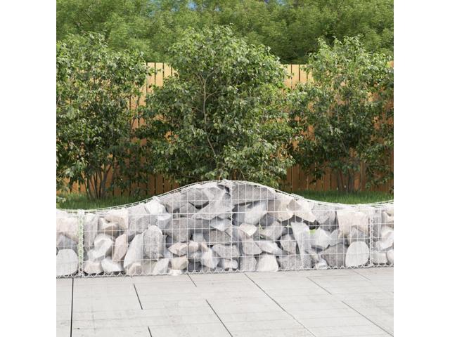 Click here for vidaXL Gabion Basket 5 Pcs Outdoor Garden Arched G... prices