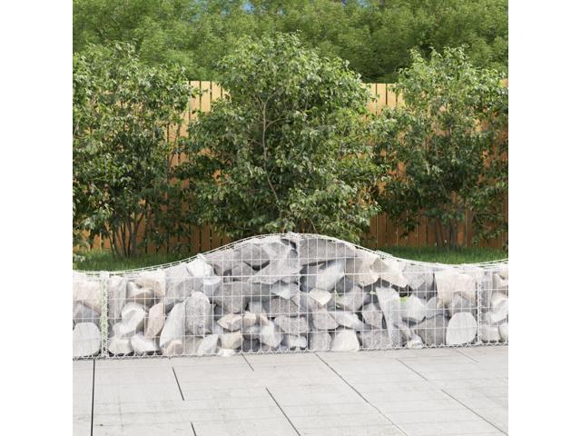 Click here for vidaXL Gabion Basket 9 Pcs Outdoor Garden Arched G... prices