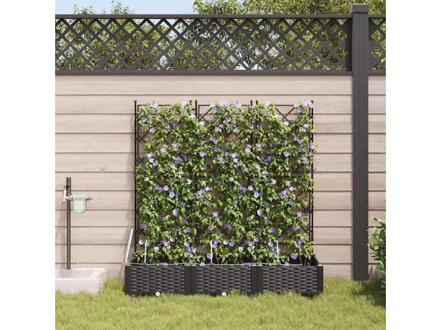 Click here for vidaXL Garden Planter 3 pcs Black Steel prices
