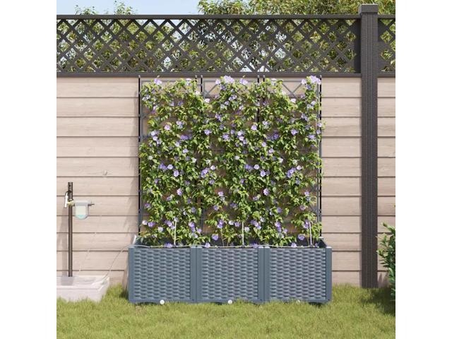 Click here for vidaXL Garden Planter 3 pcs LiGht Grey Steel prices