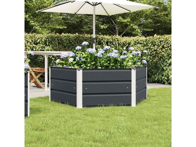 Click here for vidaXL Planter Anthracite 50.79 x 50.79 x 17.72 in... prices