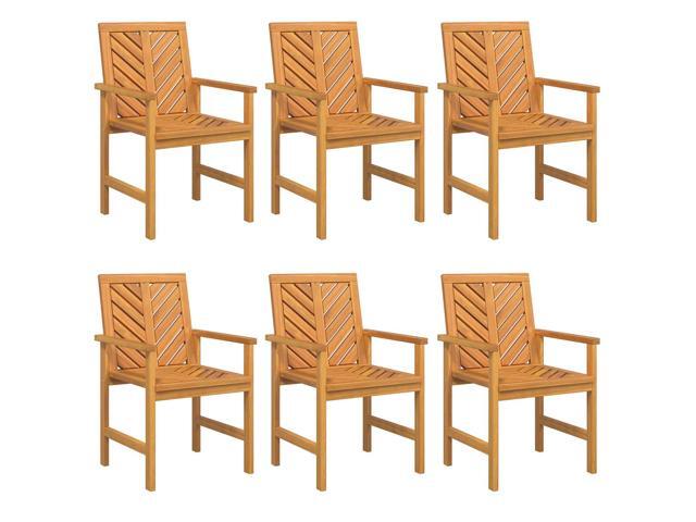 Click here for vidaXL Dining Chair 6 pcs Natural 62.5 x 59 x 89 c... prices