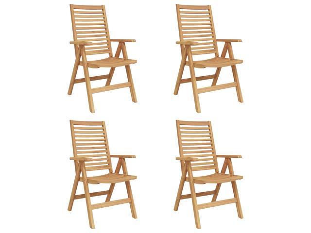 Click here for vidaXL Garden Chair 4 pcs Brown 52 x 64.5 x 108 cm... prices