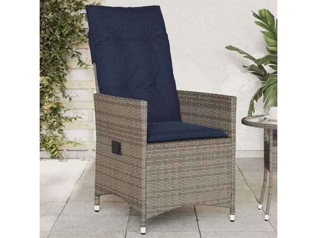 Click here for vidaXL Reclining Patio Chair with Cushions Outdoor... prices