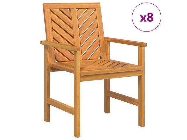 Click here for vidaXL Dining Chair 8 pcs Natural 62.5 x 59 x 89 c... prices