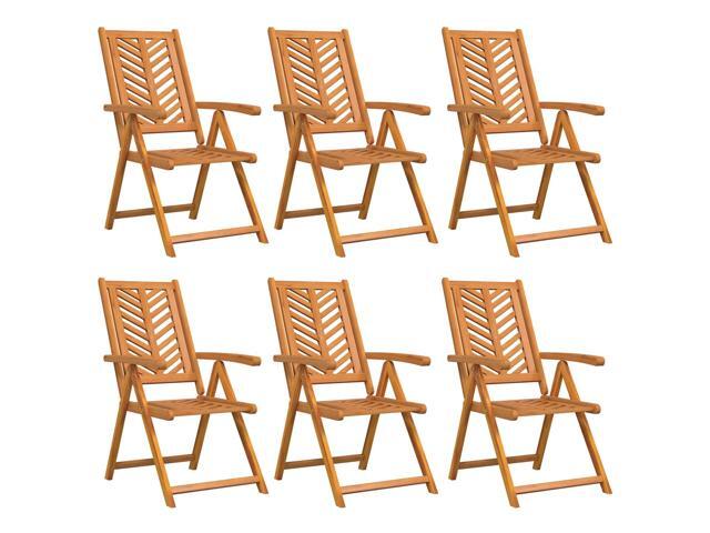 Click here for vidaXL Garden Chair 6 pcs Brown 57 x 72 x 109 cm S... prices