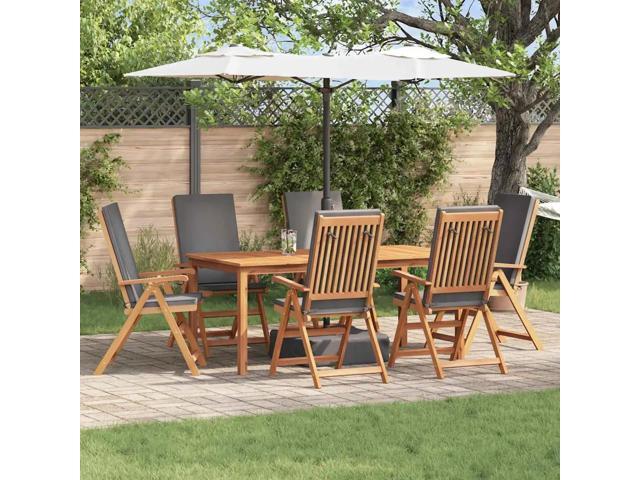 Click here for vidaXL Garden Chair 6 pcs Brown and Grey 57 x 71.5... prices