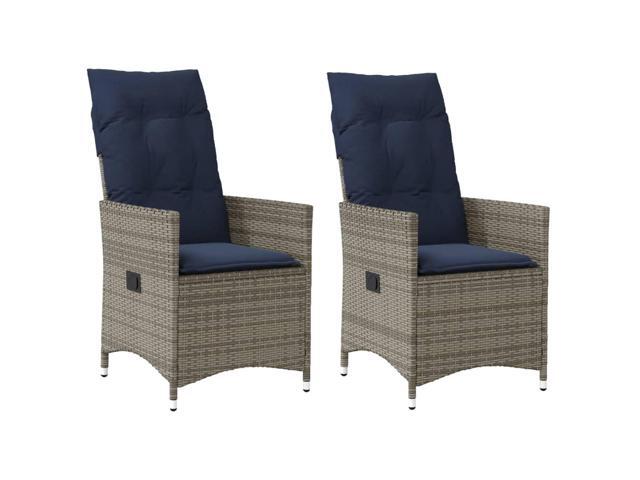 Click here for vidaXL Reclining Patio Chairs with Cushions Outdoo... prices