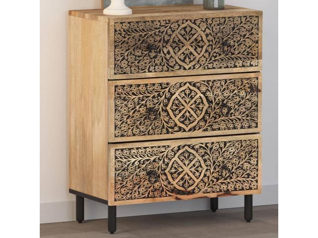 Click here for vidaXL Side Cabinet Natural Mango Wood Solid mango... prices
