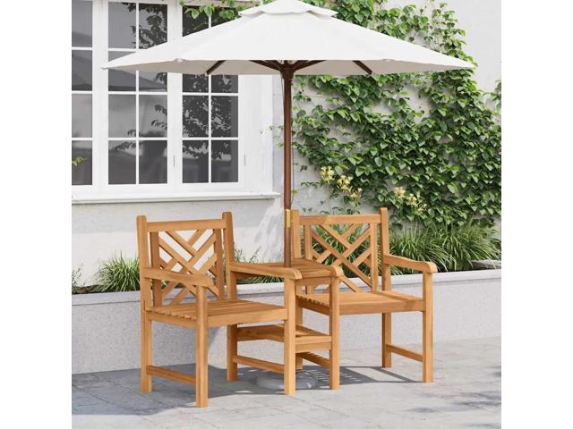 Click here for vidaXL Chair Brown 59.84 x 24.80 x 35.04 in Solid... prices